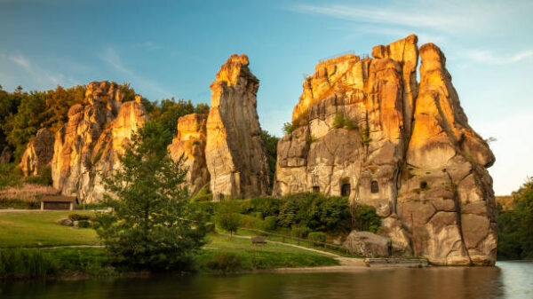 An Extraordinary Sandstone Feature in Germany- The Externsteine Rock ...